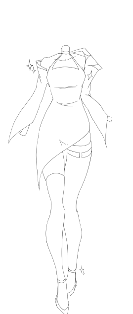 I don't know how to draw clothes - ibisPaint