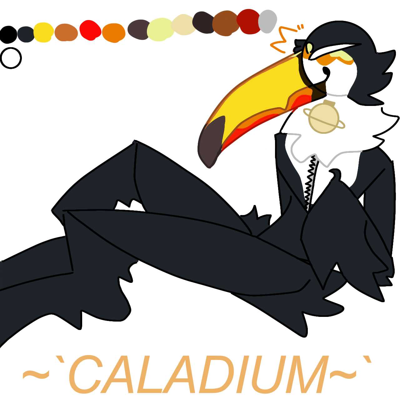 MEET CALADIUM THE TOUCAN! - ibisPaint
