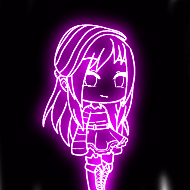 Boneca Gacha Life edit neon - ibisPaint