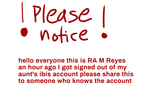 pls notice - ibisPaint