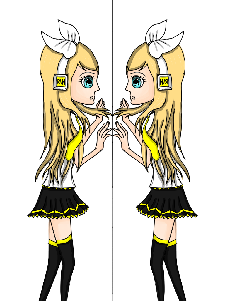 Just a draw of Rin Kagamine Future Style - ibisPaint