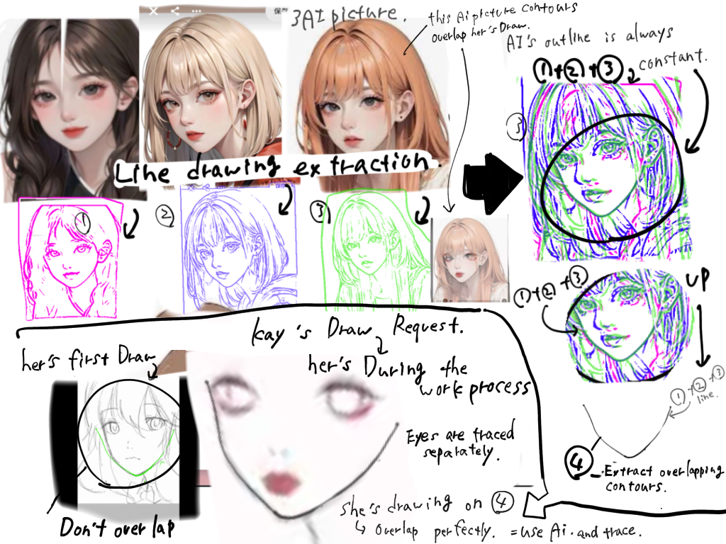 Ai trace evidence - ibisPaint