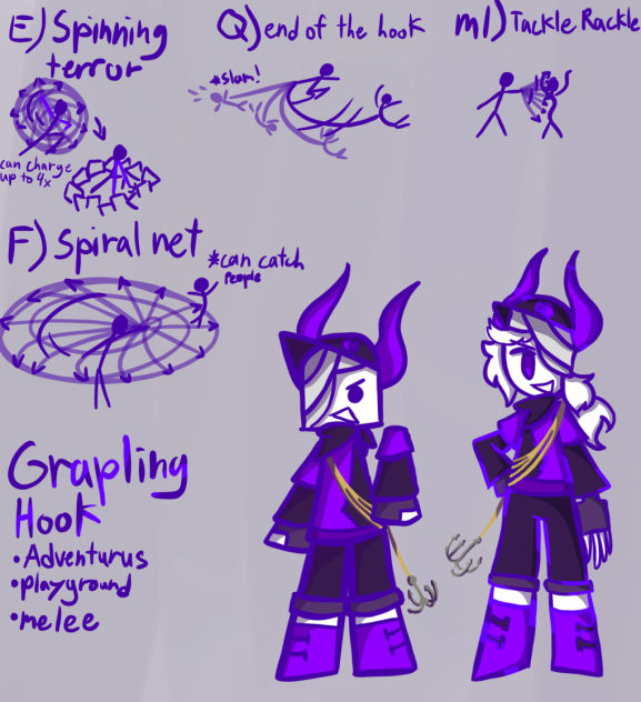 Phighting oc GRAPLING HOOK! - ibisPaint