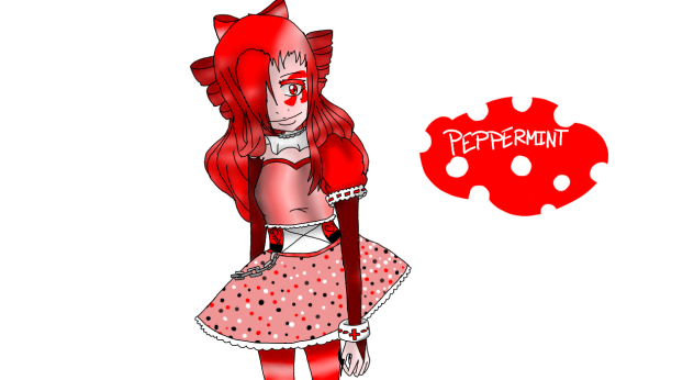 creepypasta ocspeedpaint(peppermint redo - ibisPaint