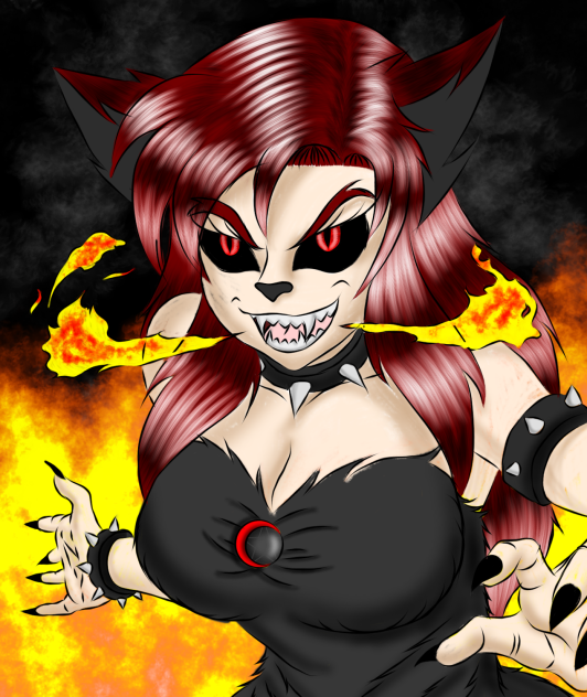 Lea Wolffire's Rage - ibisPaint