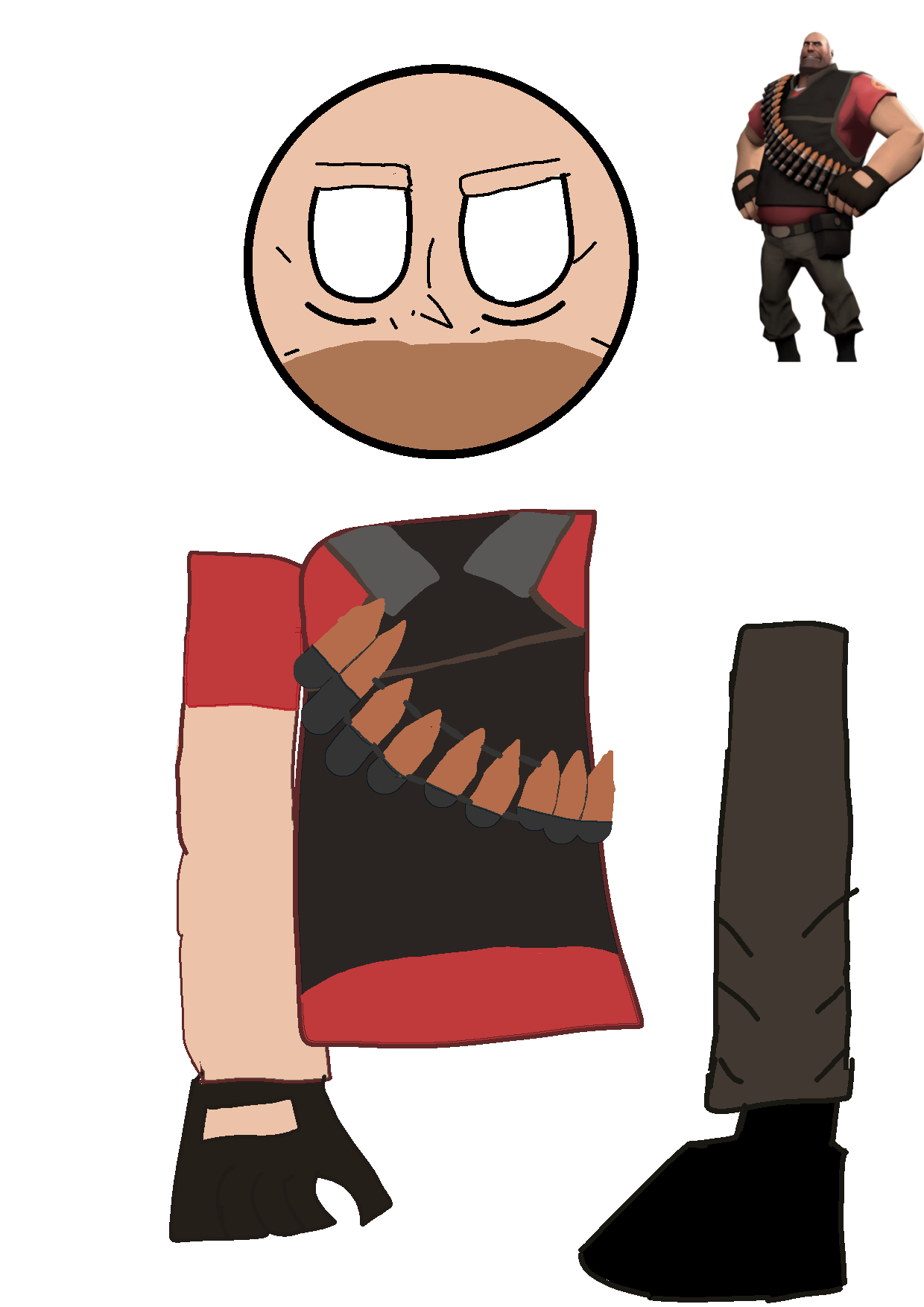 el heavy de tf2 - ibisPaint