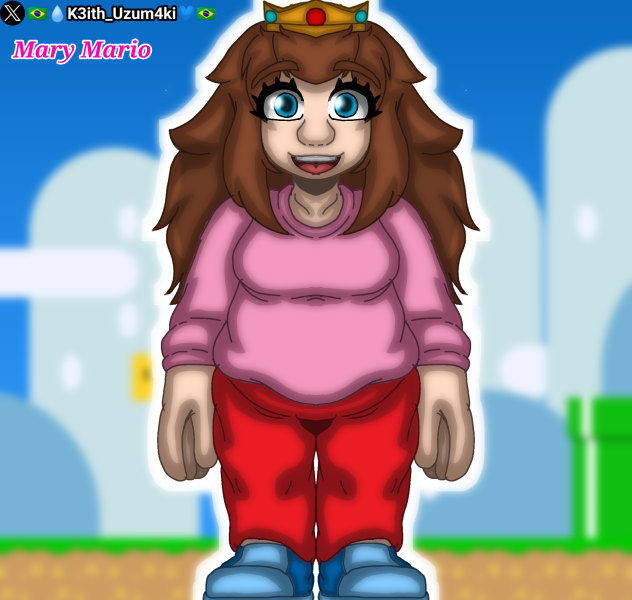 Mary Mario - Super Mario Bros (oc) - ibisPaint