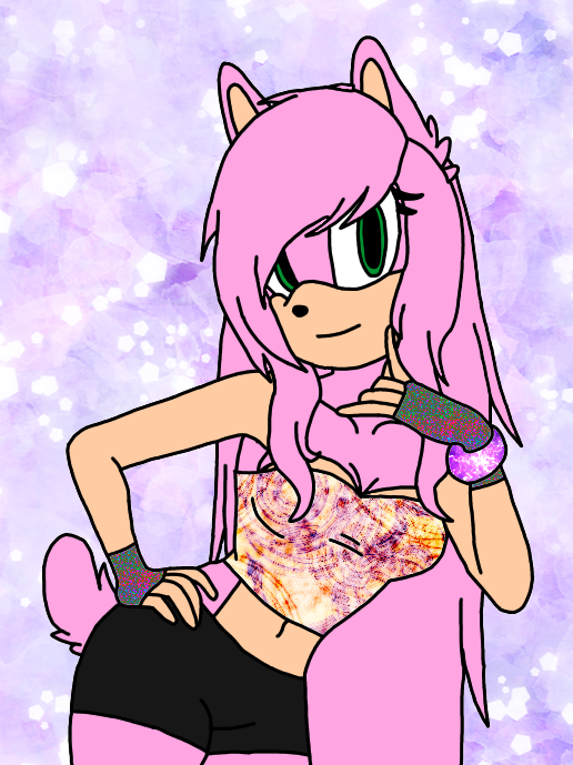 Amy Rose The Cute HedgeHog - ibisPaint