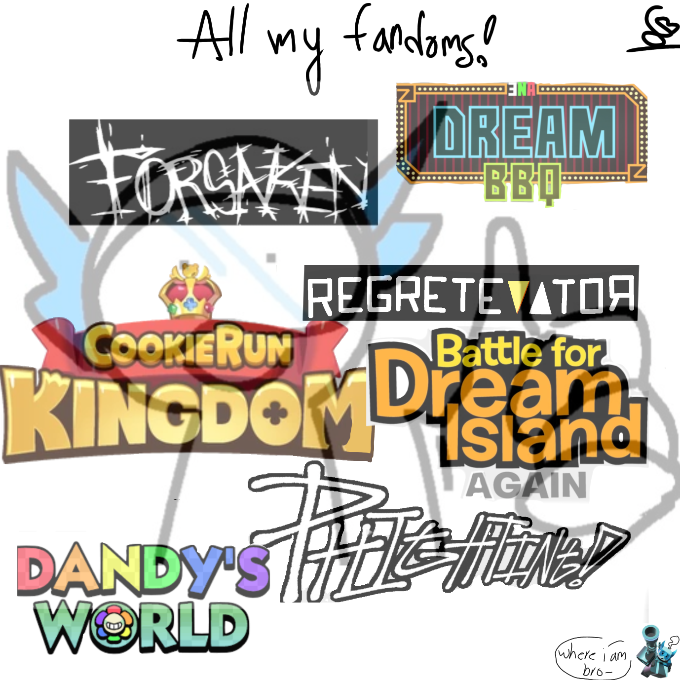 all my fandoms - ibisPaint