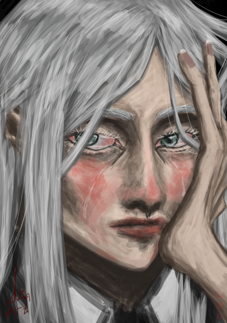 his cryed face - ibisPaint