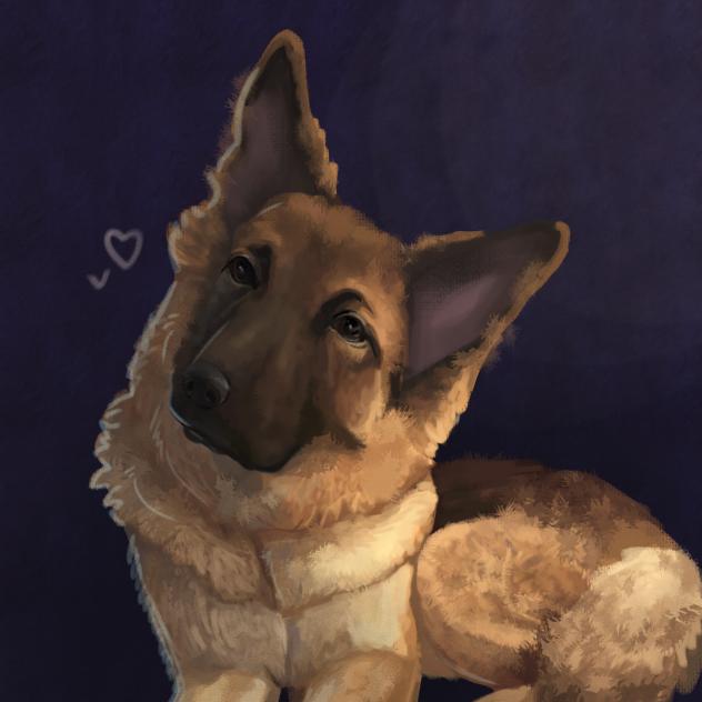 German Shepherd - ibisPaint
