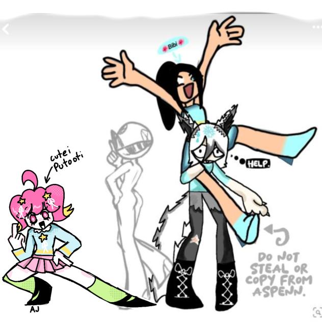 Sack colab with Weirdo pawz - ibisPaint