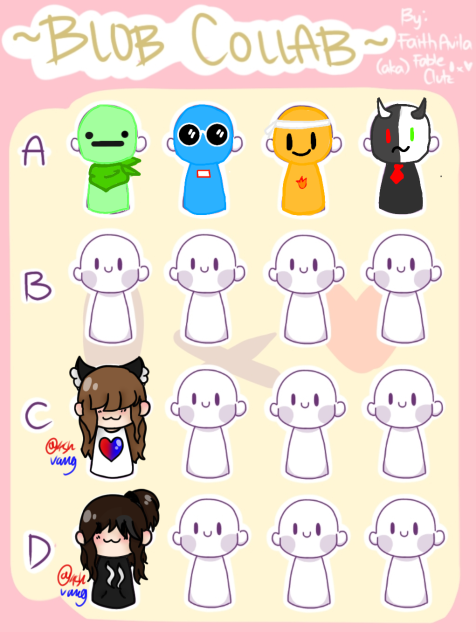 Blob collaboration. - ibisPaint