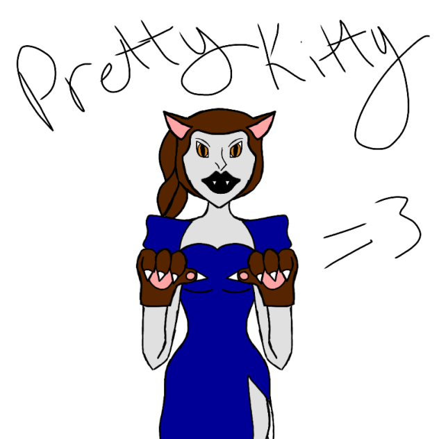 pretty kitty - ibisPaint