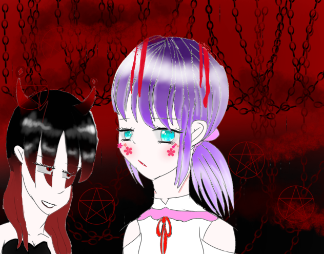 demon and human - ibisPaint