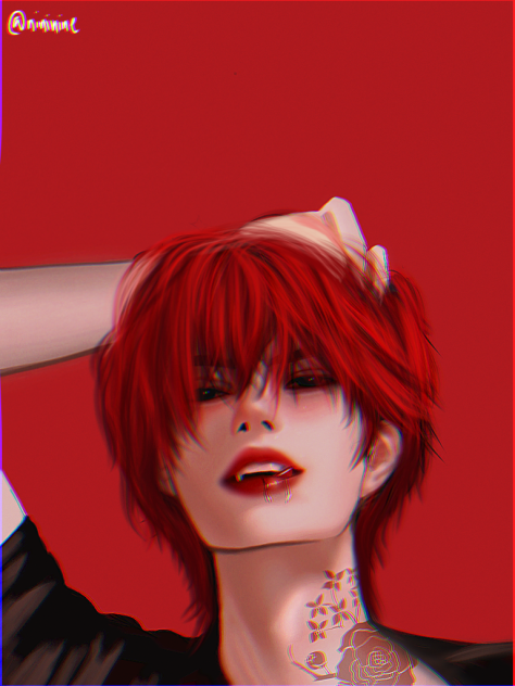 Red head 🎸 - ibisPaint