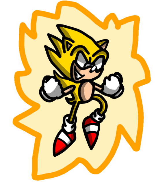 Normal Evil Super Sonic - ibisPaint