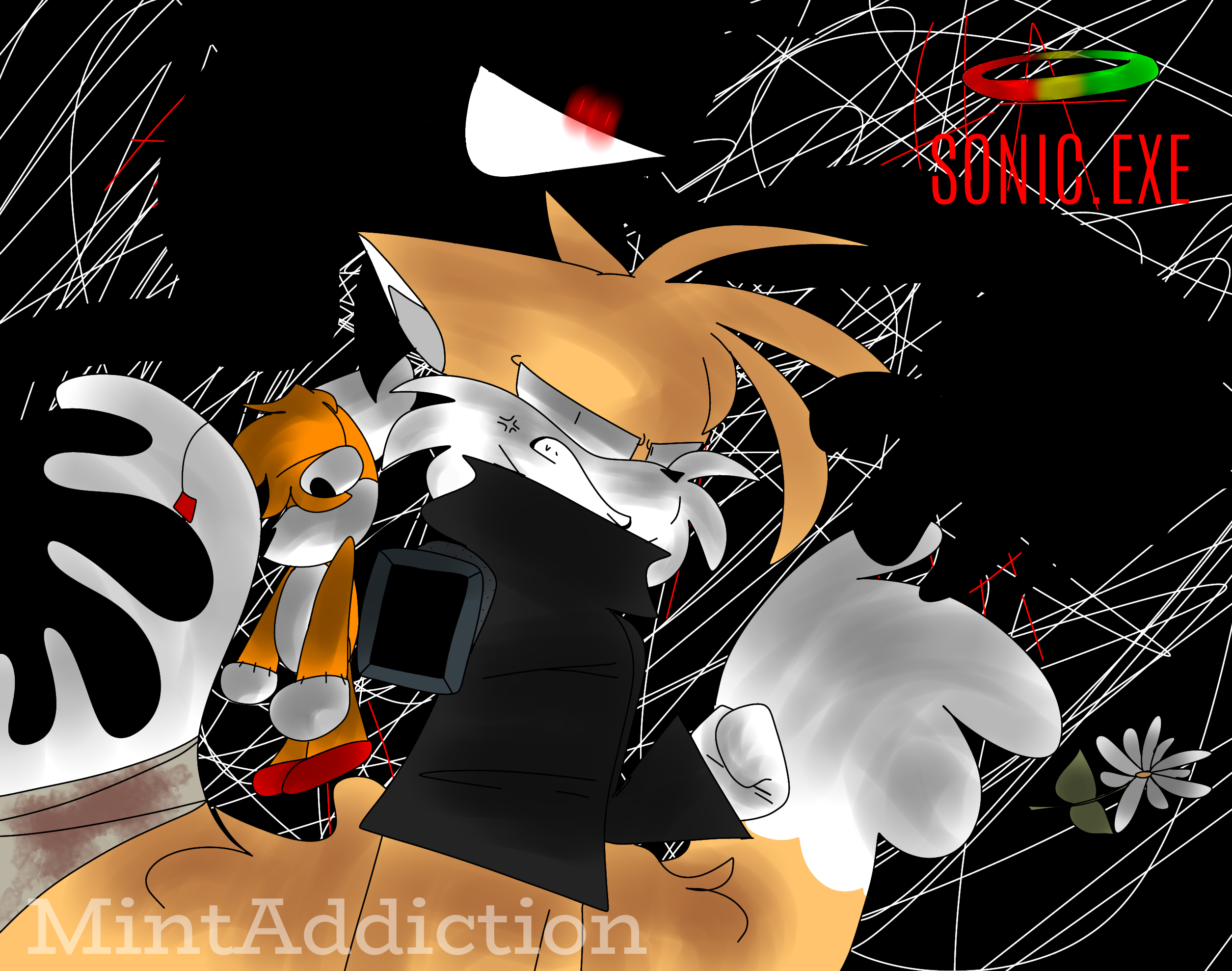MY OLD SONIC.EXE COMIC THINGY- - ibisPaint
