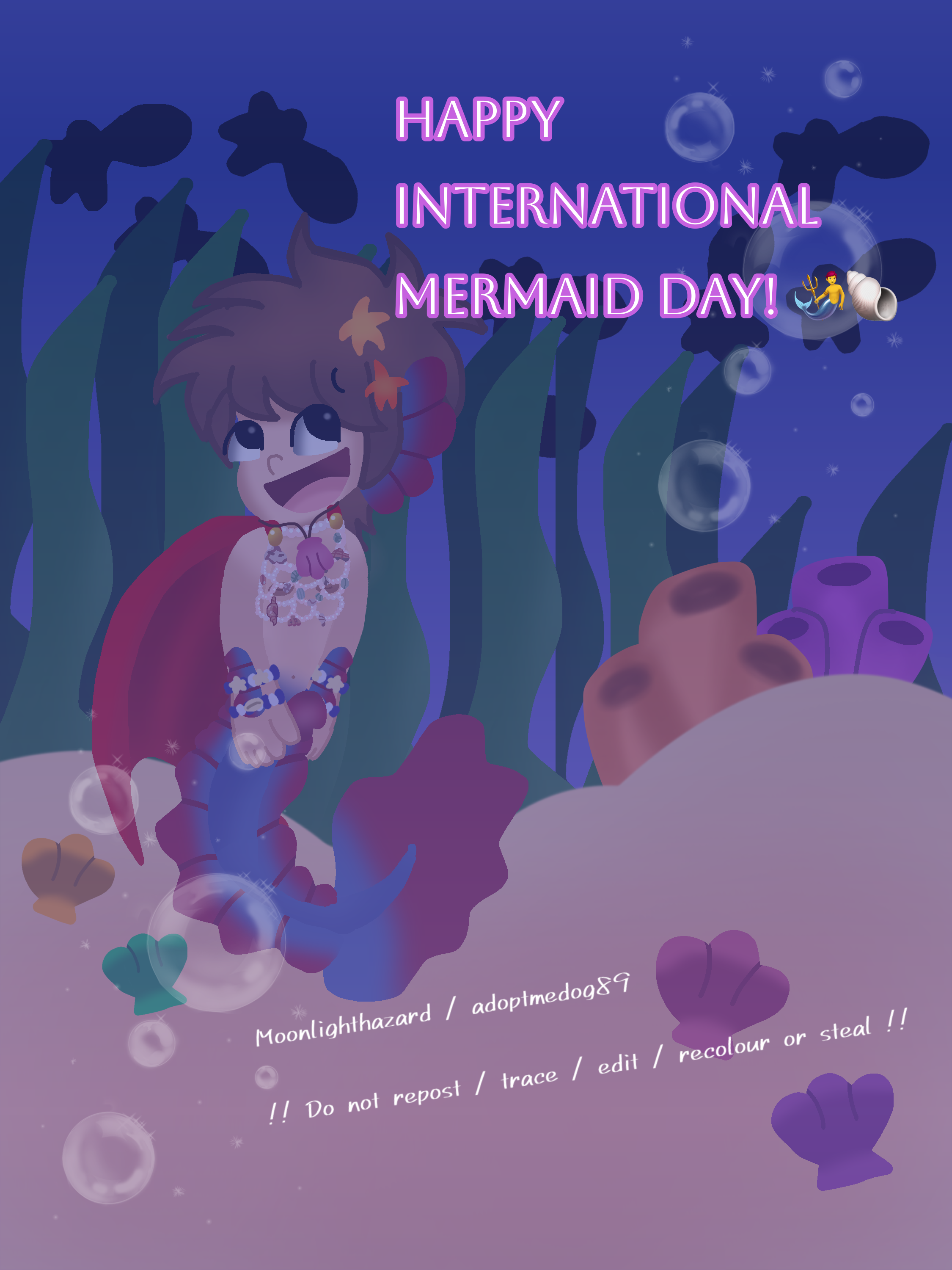 Happy international mermaid day! - ibisPaint