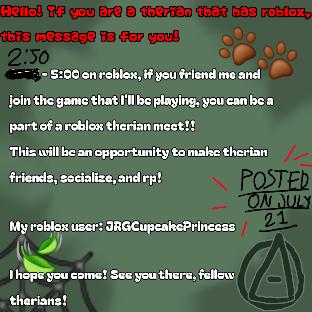 Therian Roblox meet🐾😸 AGAIN!! - ibisPaint