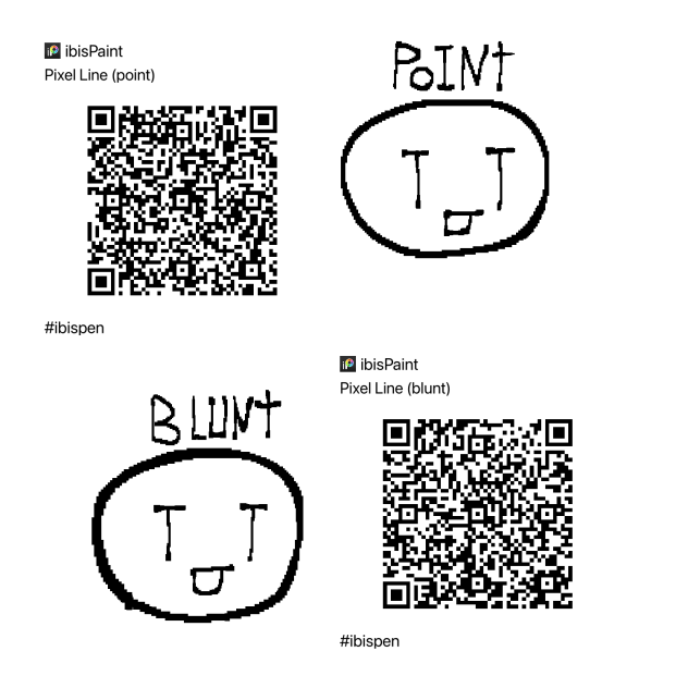 Pixel Line Brushes - ibisPaint