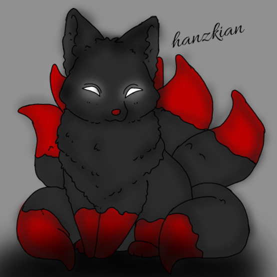 red black fox - ibisPaint