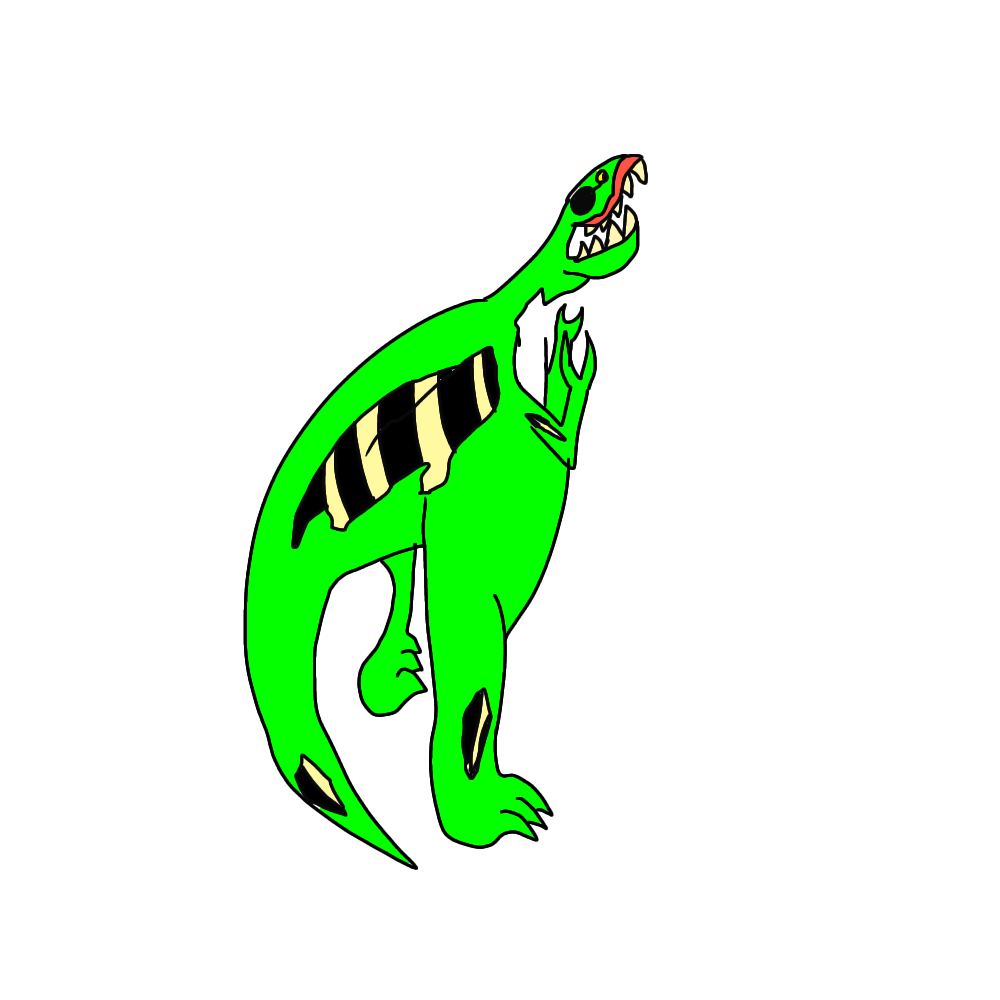 T-Rex Zombie - ibisPaint