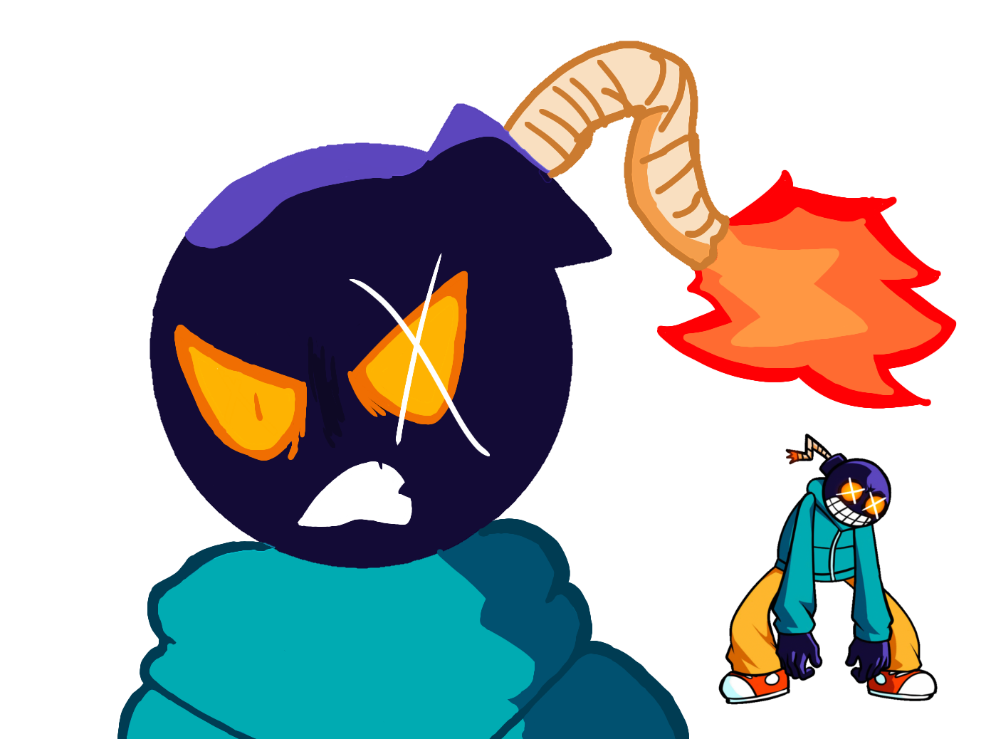 my first drawing of whitty - ibisPaint