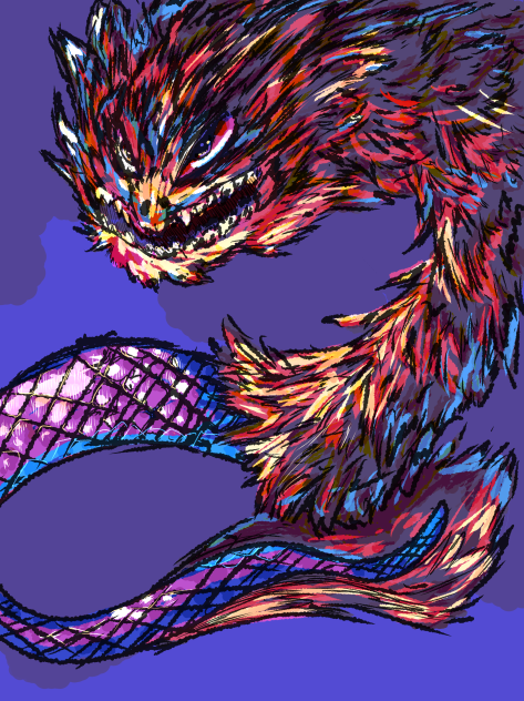 Dragon doodle - ibisPaint