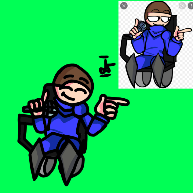 Jr draws dave from fnf golden apple - ibisPaint