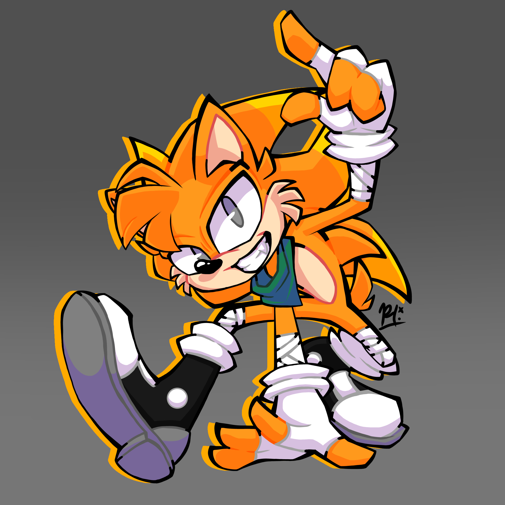 Art trade for Tyler the Hedgehog - ibisPaint