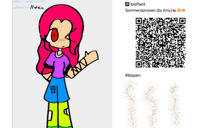 My brush + Aurora in My Style - ibisPaint