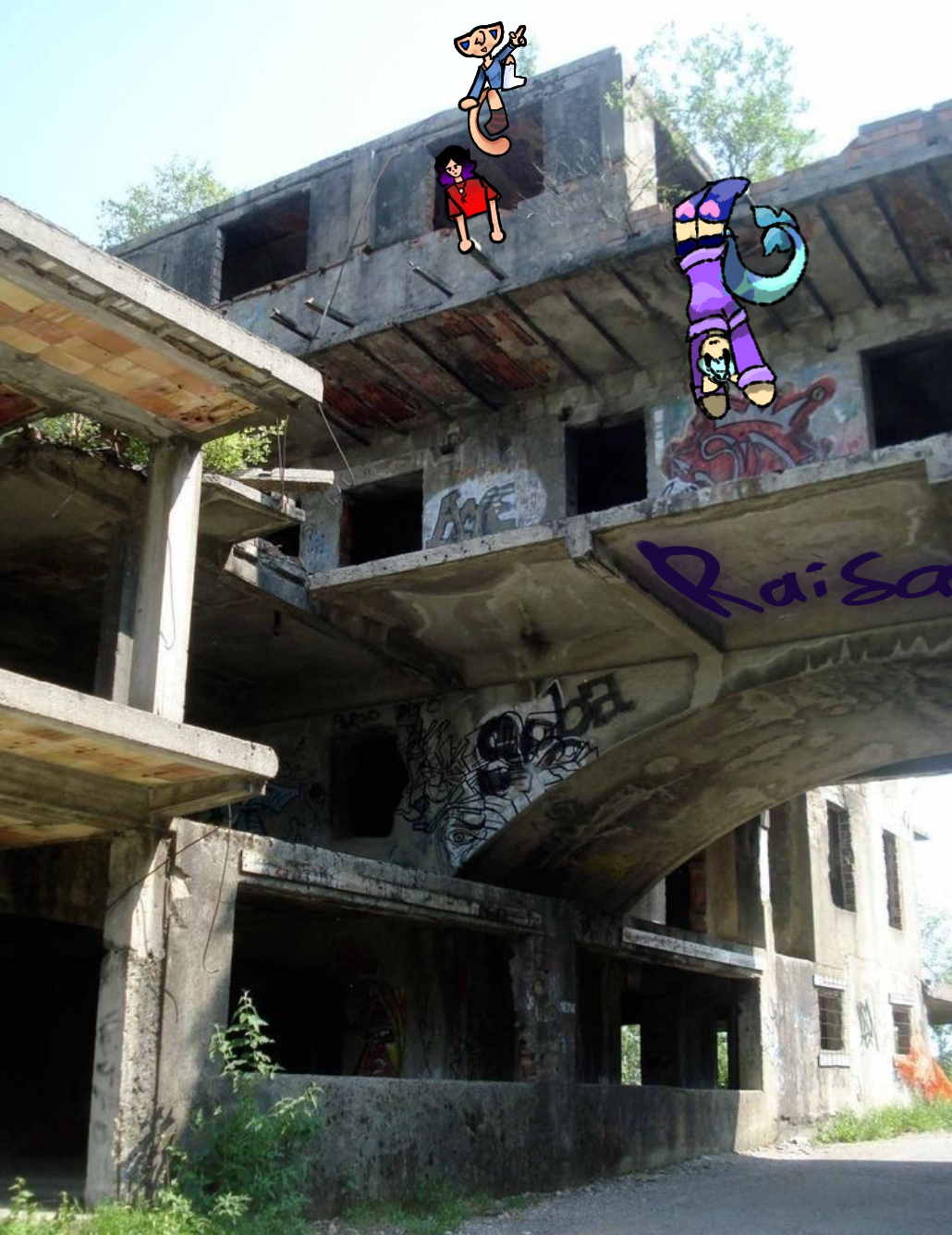 abandoned building))-- - ibisPaint