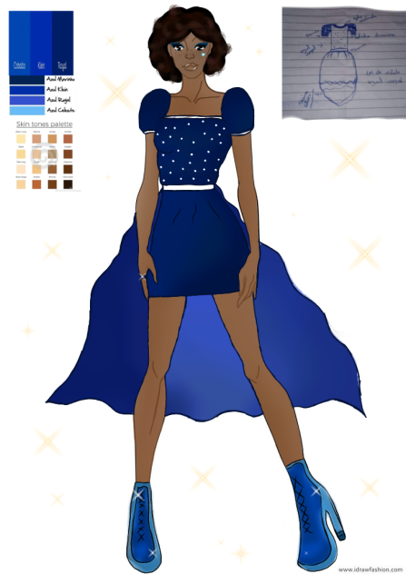 Vestido Royal - ibisPaint
