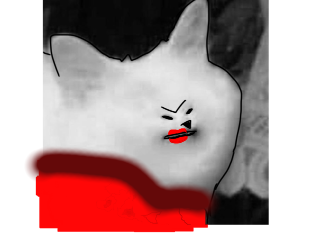 I made a cursed cat every more cursed 2 - ibisPaint