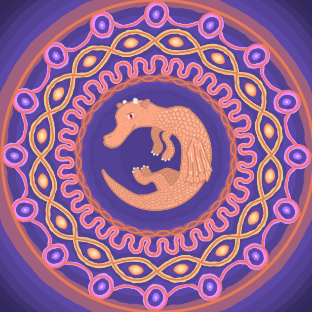 Circle Dragon - ibisPaint