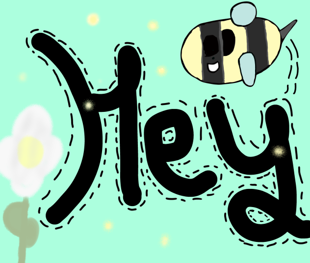 Hey! says the bee - ibisPaint