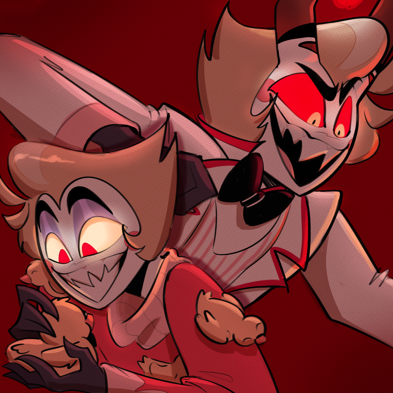 The devil’s two sides⭐️🐤 - ibisPaint