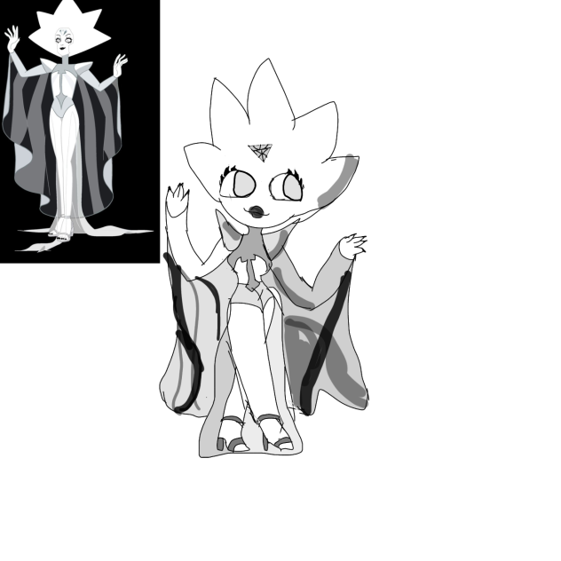 diamante branco - ibisPaint