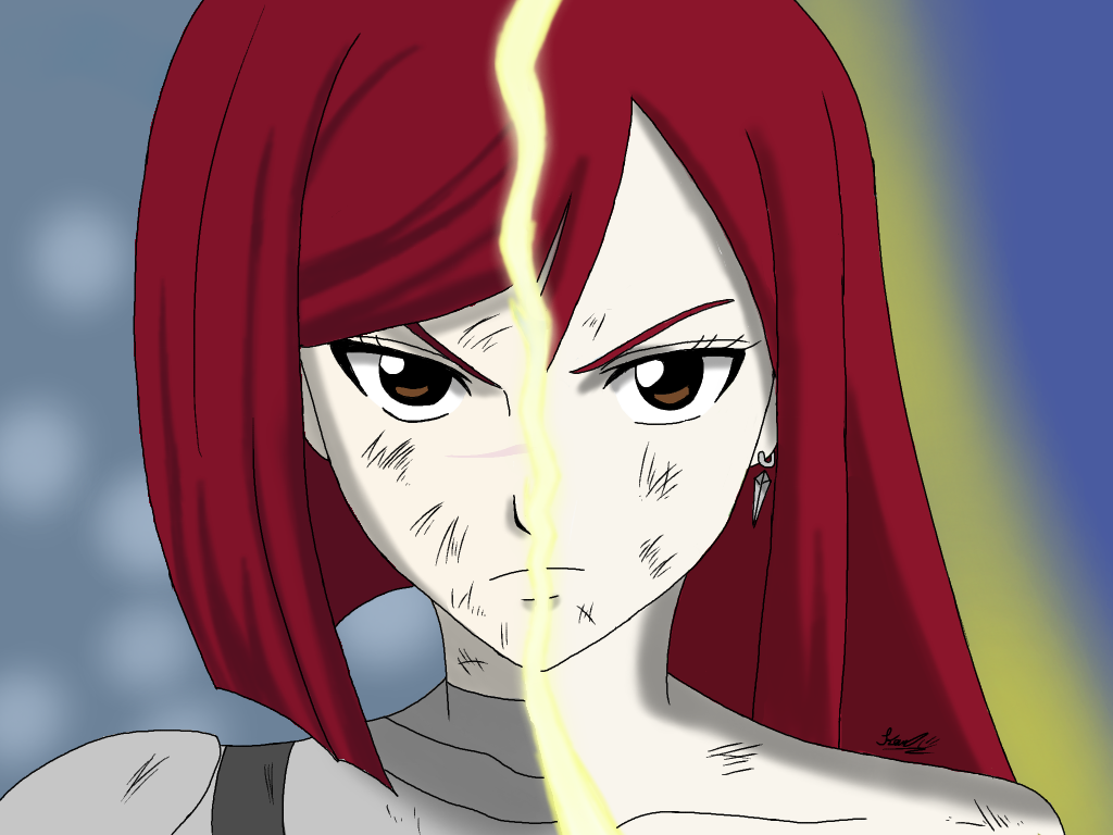 erza vs erza - ibisPaint