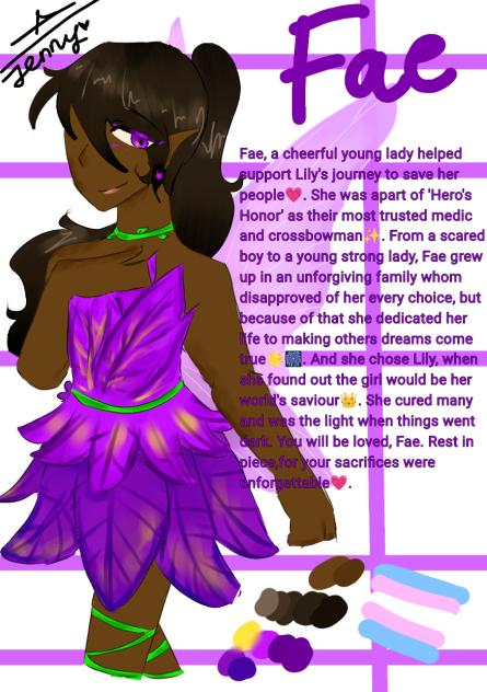 Fae Introductory Card💜 - ibisPaint