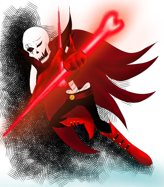 Papayrus Underfell (Undertale) - ibisPaint