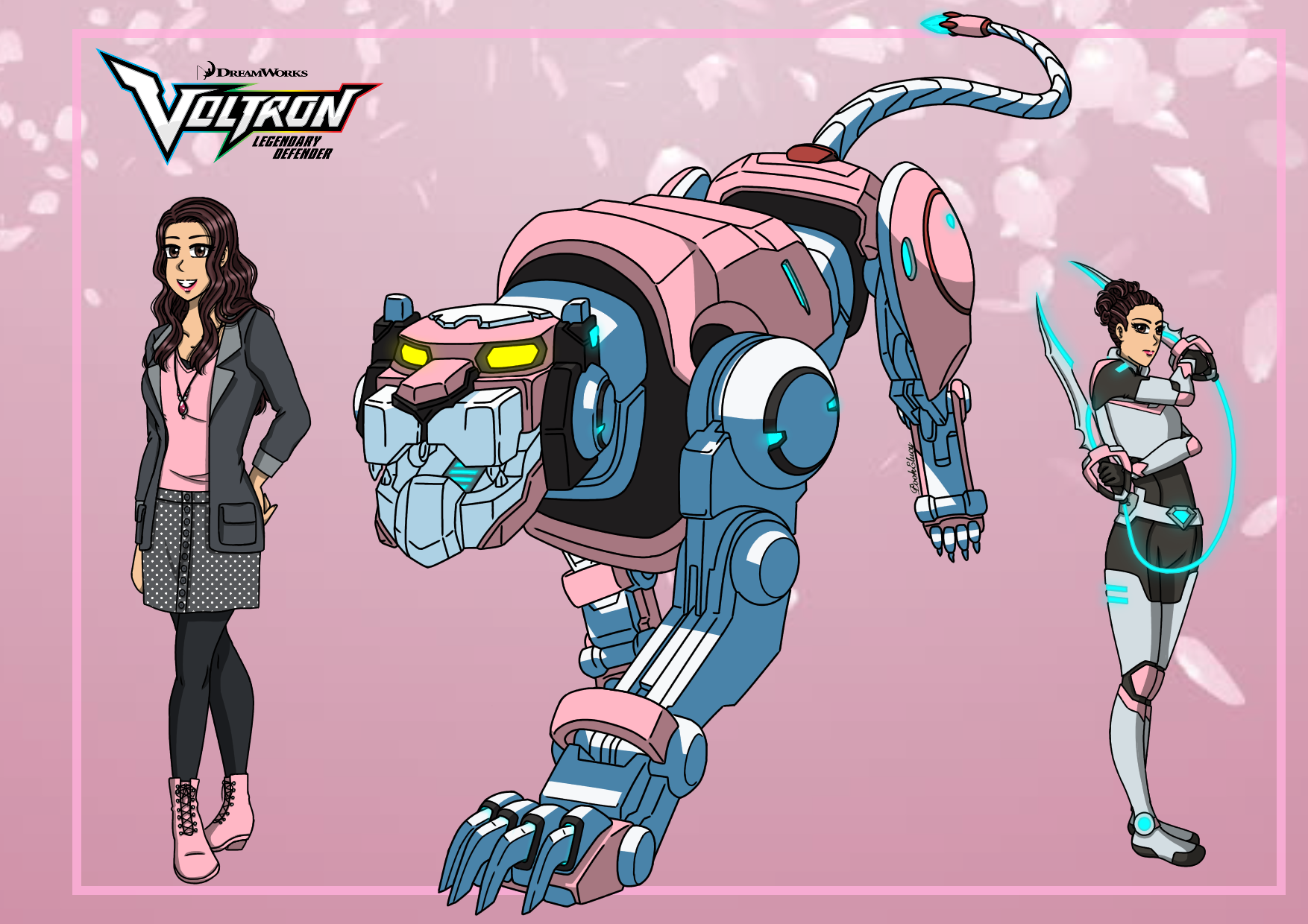 Pink Paladin [Speedpaint] - ibisPaint