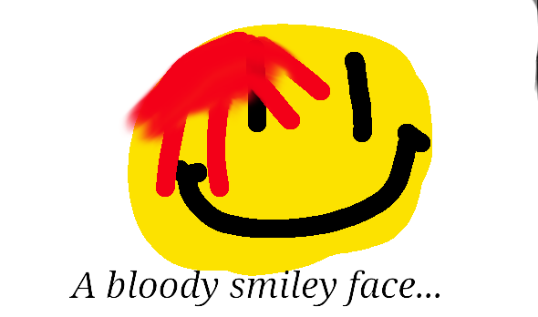 A bloody smiley face - ibisPaint