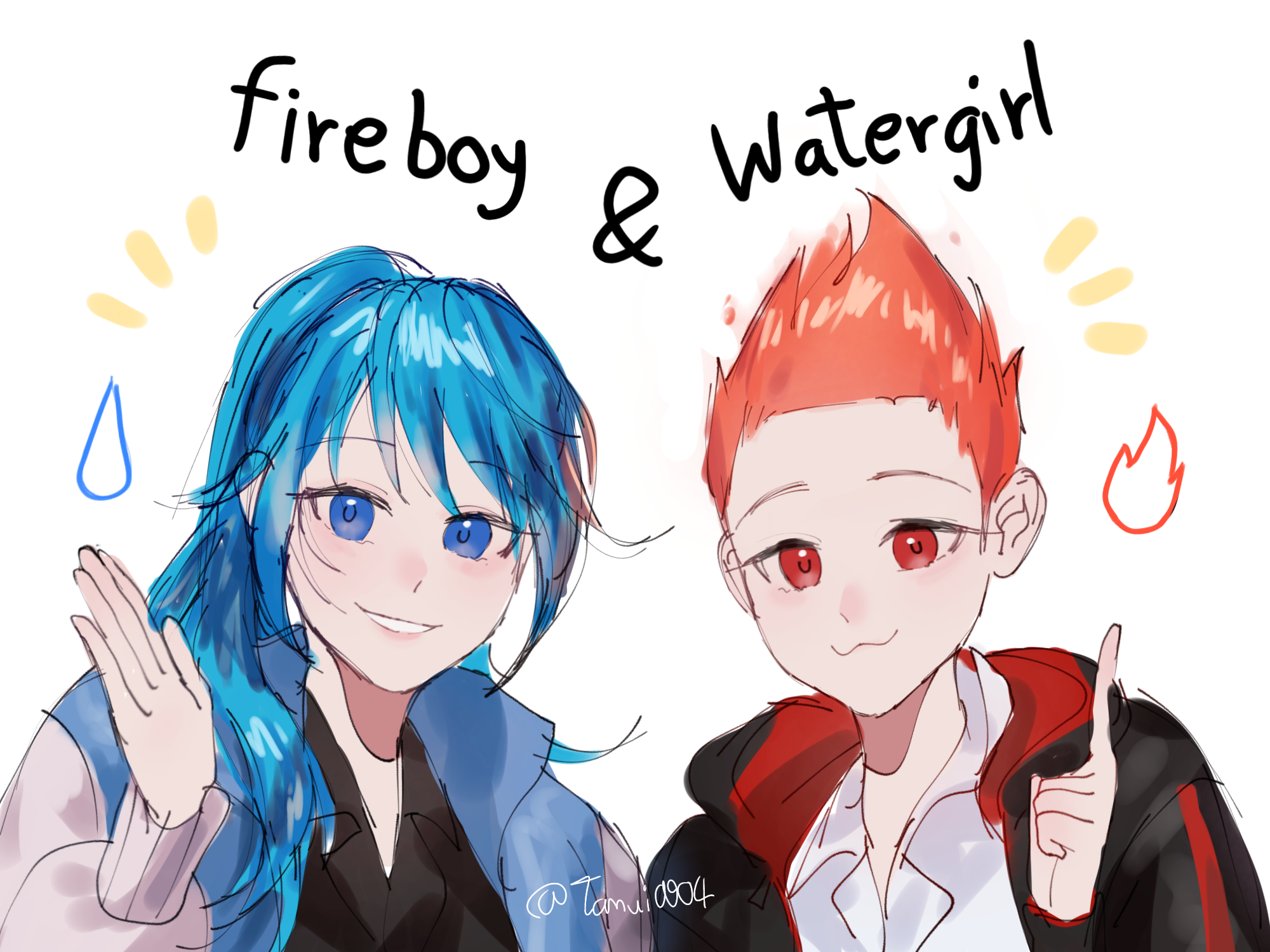 Fireboy & Watergirl - ibisPaint