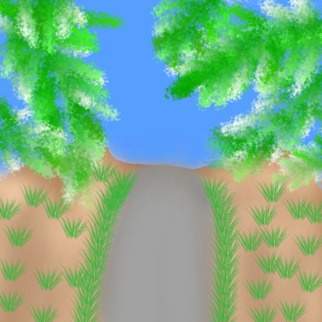 village road - ibisPaint