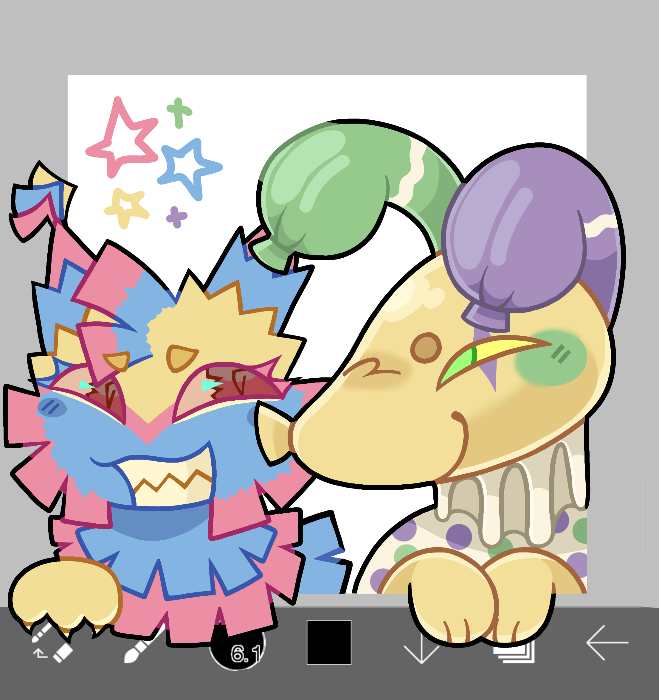 ¡YATTA! & ↑LOOEY↓ - ibisPaint