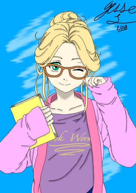 Book Worm! - ibisPaint