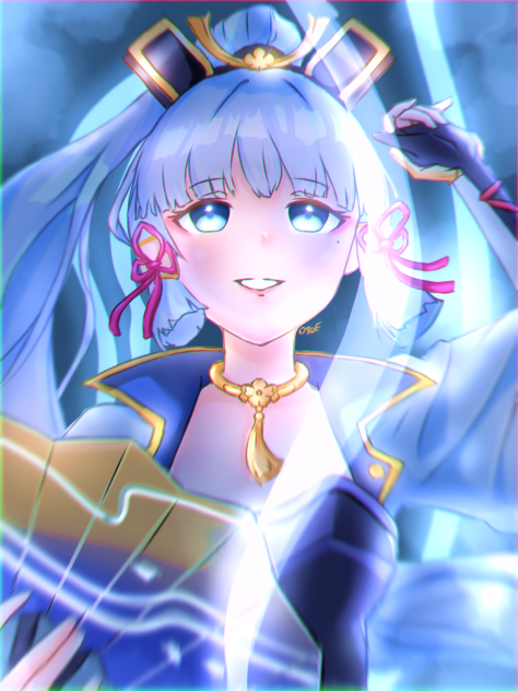 Kamisato Ayaka - ibisPaint