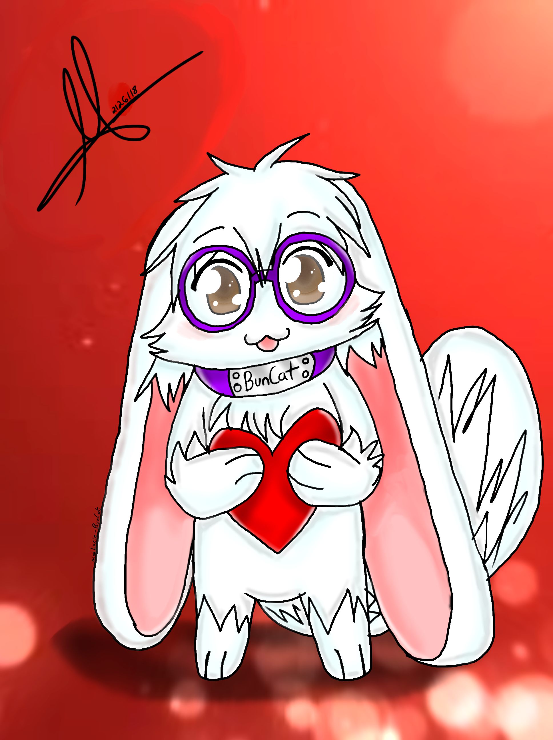 Buncat with glasses - ibisPaint